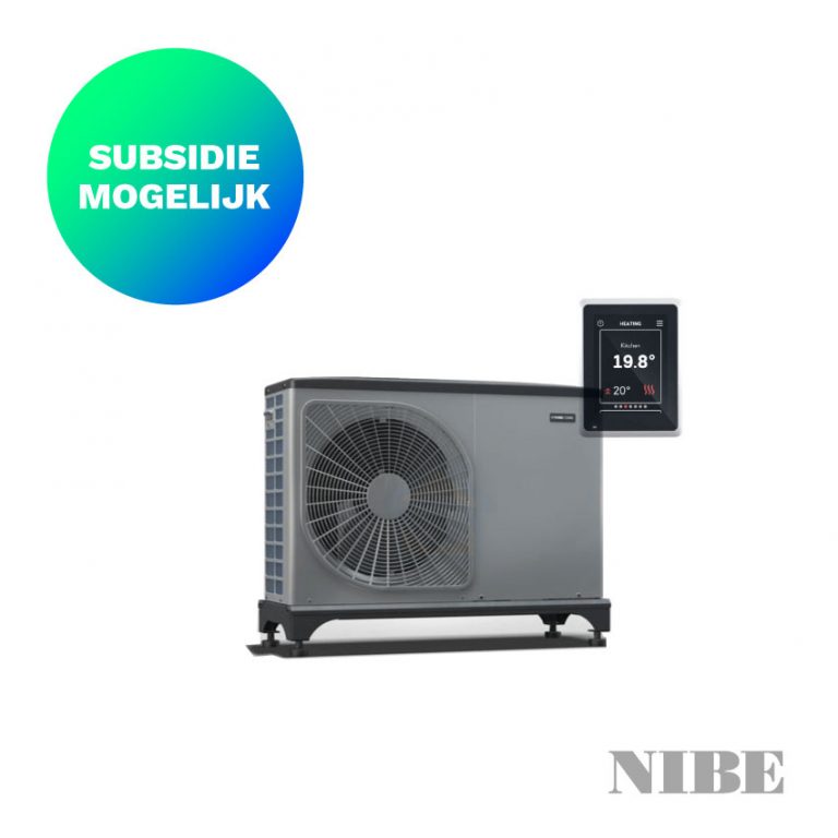 NIBE F2050-6 - Lucht-water monoblock warmtepomp - 7,8 kW