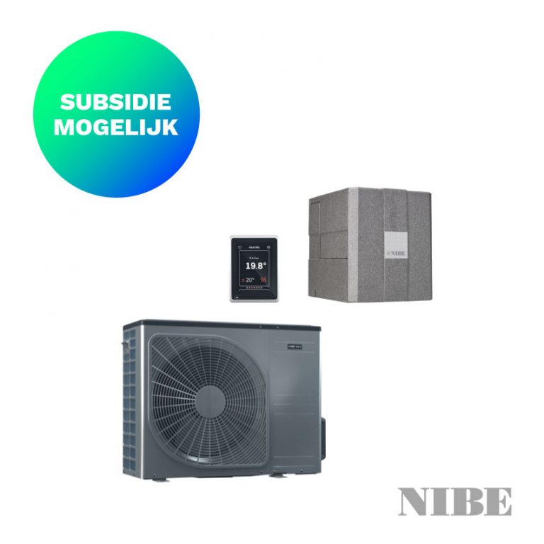 NIBE HBS 20-10 + AMS 20-10 - Lucht-water warmtepomp - 8,7 kW